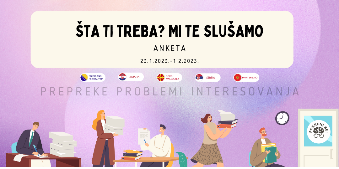Resurs Centar | Anketa: „Šta ti treba Mi te slušamo!“